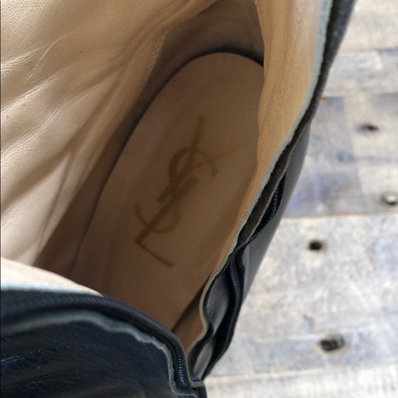 Yves Saint Laurent | Shoes | Ysl Leather Boot W Platform Host Pick ...